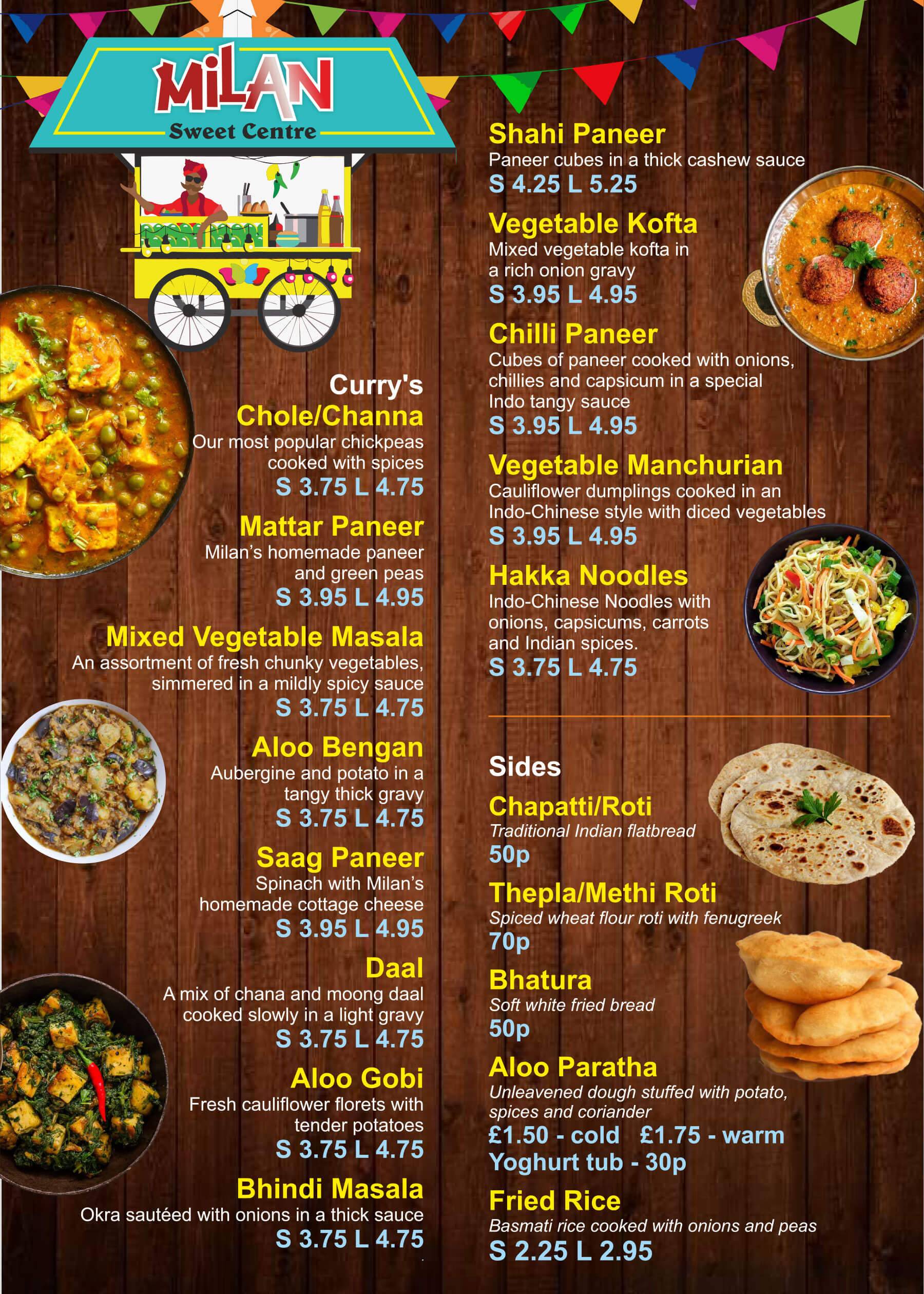 Vegetarian Curry | Eat-In or Take Away | Authentic Meat-Free Indian Cuisine